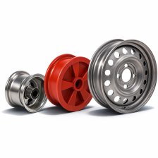 Small tyres, complete wheels and rims for trailers and utility vehicles